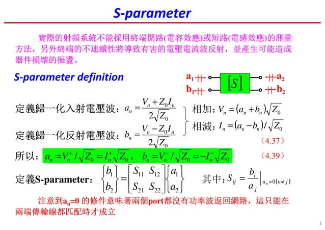 S parameter note | PPT