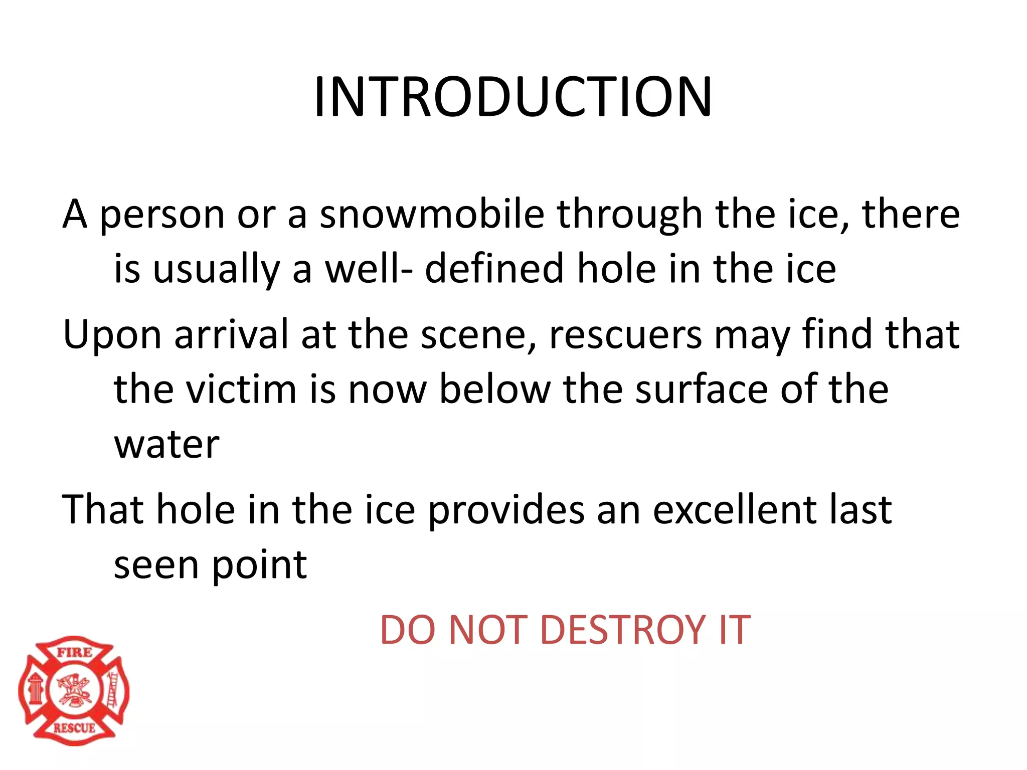 ICE RESCUE AWARENESS NFPA COMPLIANT | PPTX