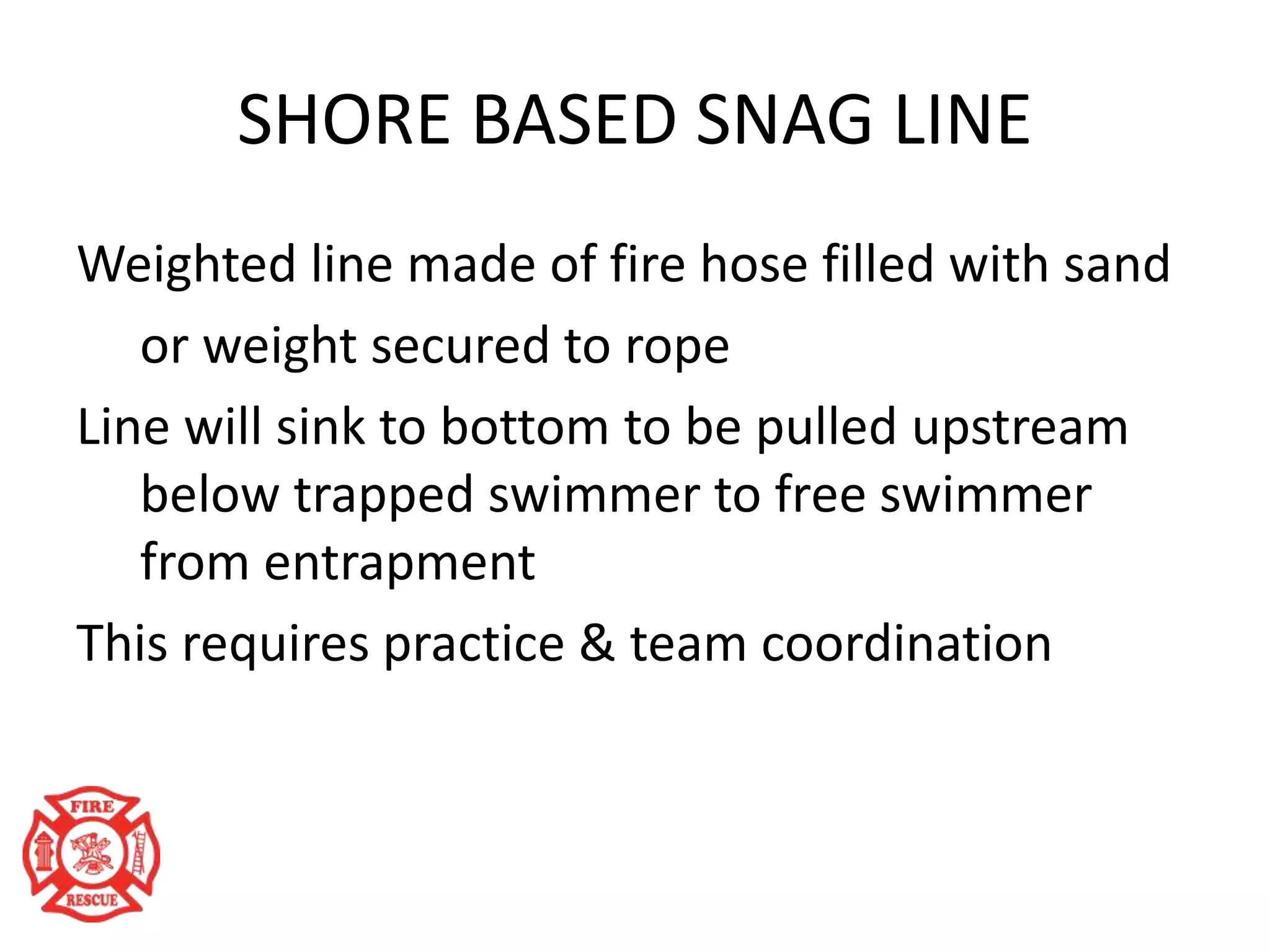 SWIFT/WHITE WATER RESCUE OPERATIONS NFPA COMPLIANT | PPTX