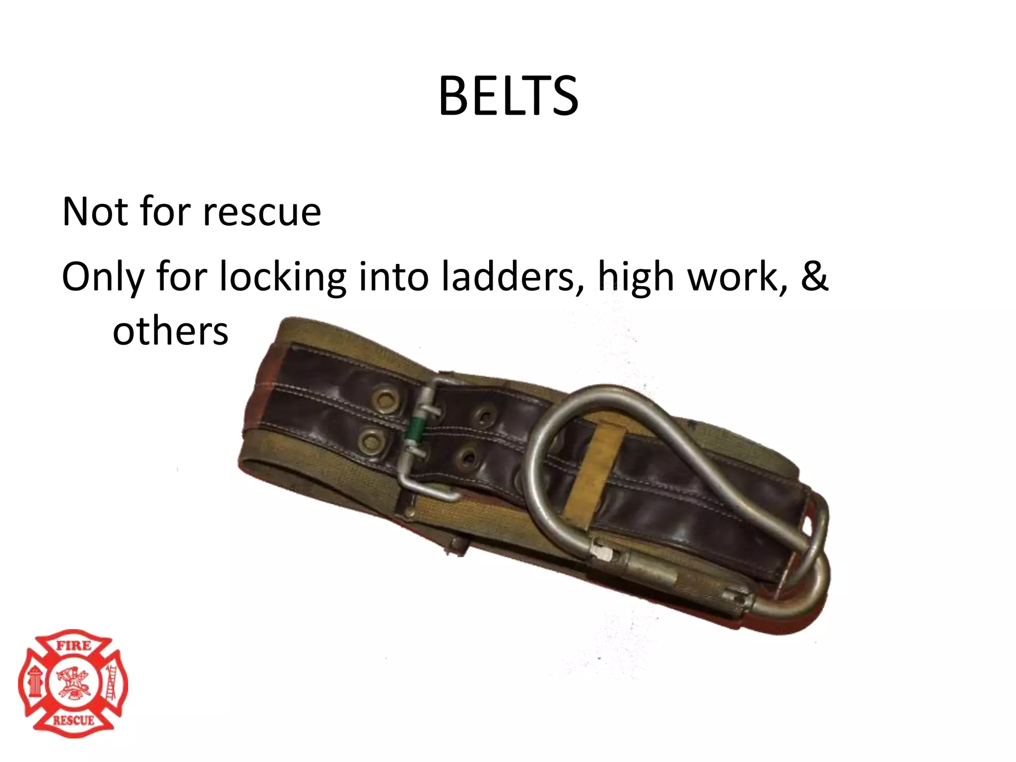 ROPE RESCUE AWARENESS NFPA COMPLIANT | PPTX
