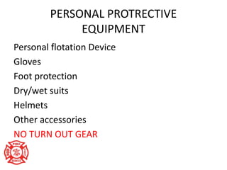 WATER RESCUE AWARENESS NFPA COMPLIANT | PPTX