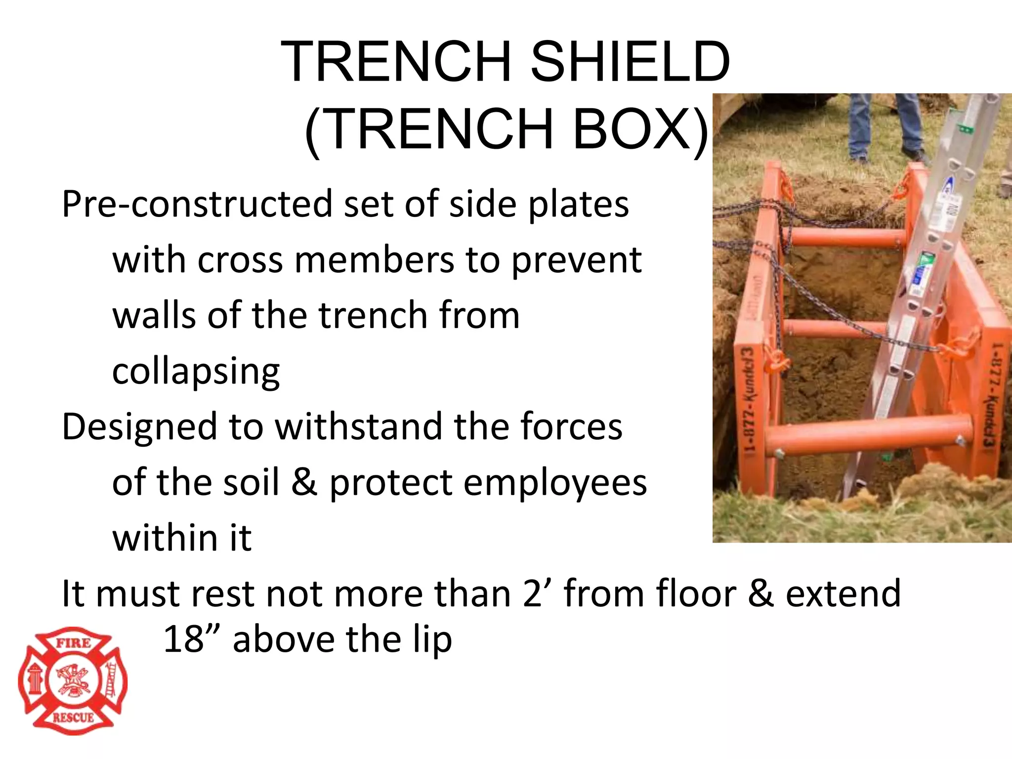 TRENCH RESCUE AWARENESS NFPA COMPLANT | PPTX