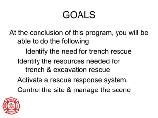 TRENCH RESCUE AWARENESS NFPA COMPLANT | PPTX