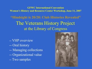 S Rs Gfwc June07 | PPT