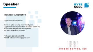 Secure SDLC in mobile software development. | PPT