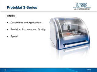LPKF S Series PCB Prototype Milling Machines | PDF