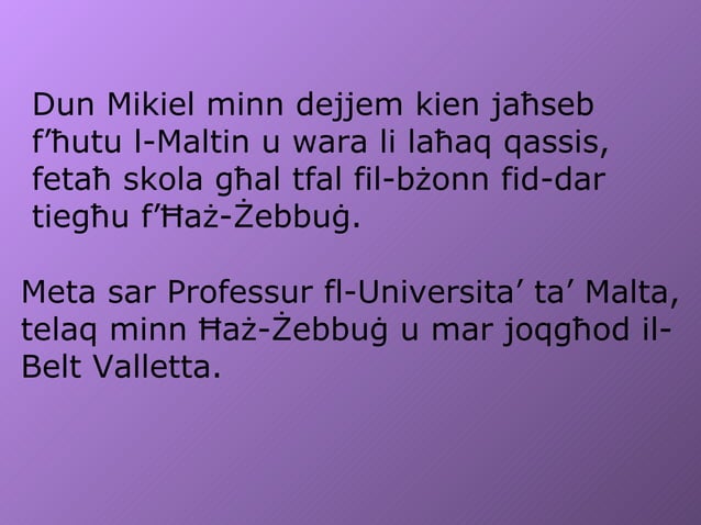 Dun Mikiel Xerri -qassis u patrijott Malti | PPT