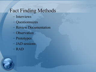 S T A K E H O L D E R Fact Finding | PPT