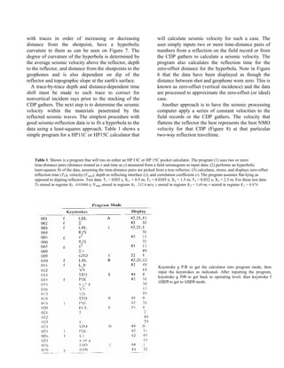 Seismic Reflection for Engineering Problems | PDF