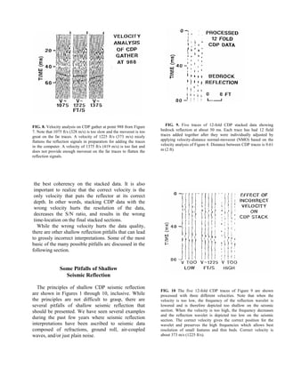 Seismic Reflection for Engineering Problems | PDF
