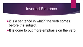 Subject Verb Agreement Grade 5 Quarter 1 Lesson.pptx