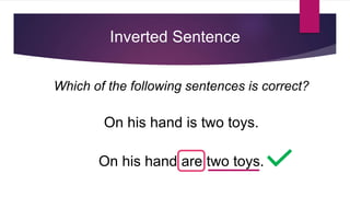 Subject Verb Agreement Grade 5 Quarter 1 Lesson.pptx