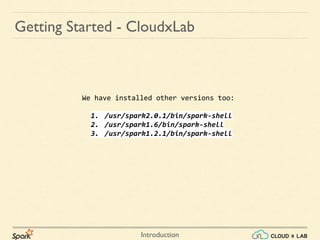 Apache Spark Introduction | Big Data Hadoop Spark Tutorial | CloudxLab | PDF