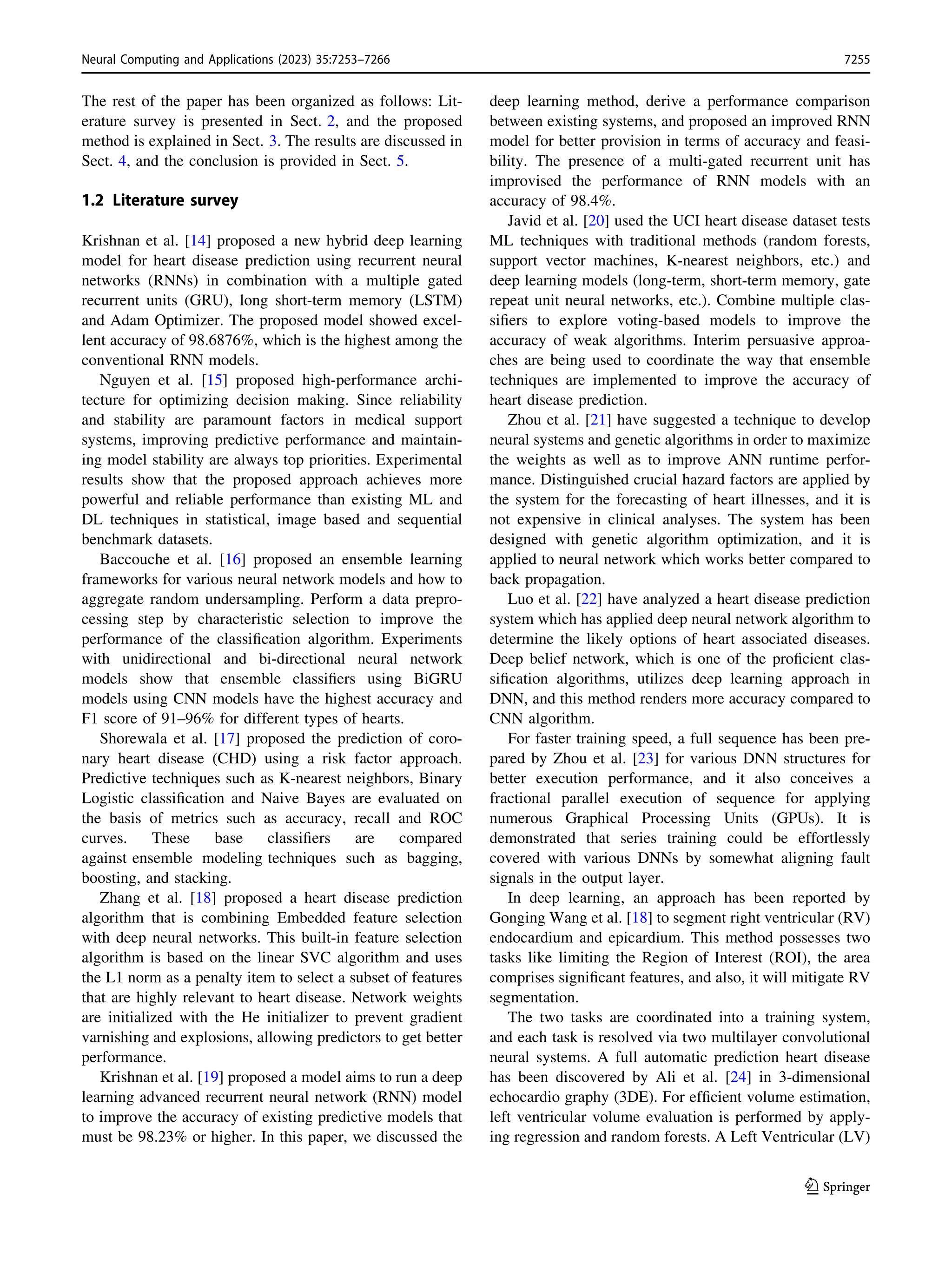An automatic heart disease prediction using cluster-based bidirectional ...