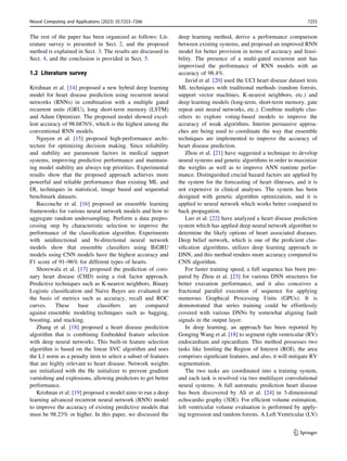 An automatic heart disease prediction using cluster-based bidirectional LSTM (C-BiLSTM ...
