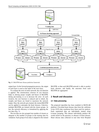 An automatic heart disease prediction using cluster-based bidirectional ...