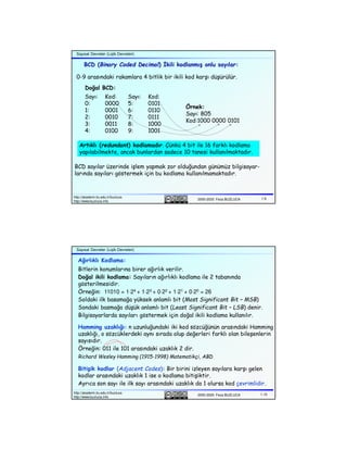 Sayısal Devreler 01, Feza BUZLUCA | PDF
