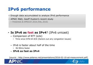 PacNOG 21: IPv6 deployment update | PDF | Computer Networking | Computing