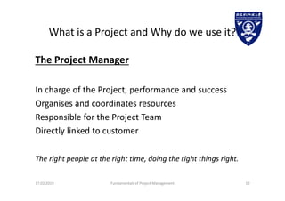 S01 What is Project Management and why do we need it | PPT