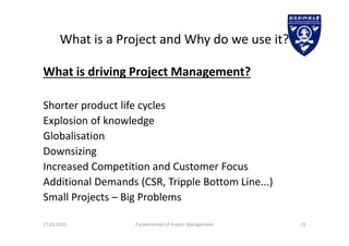 S01 What is Project Management and why do we need it | PPT