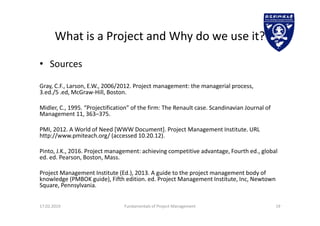 S01 What is Project Management and why do we need it | PPT