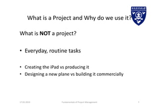 S01 What is Project Management and why do we need it | PPT