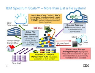 IBM Spectrum Scale for File and Object Storage | PDF