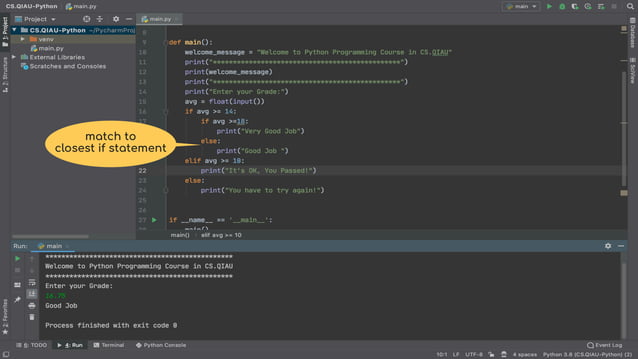 Python Programming - Control Flow | PDF