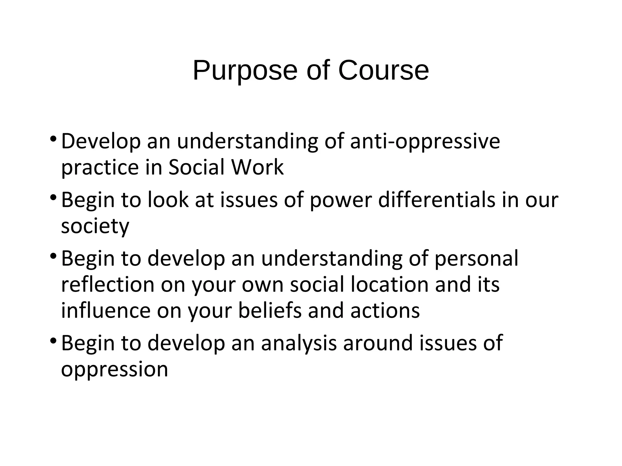 S0 232 lecture 1 understanding privilege & oppression-2 | PPT