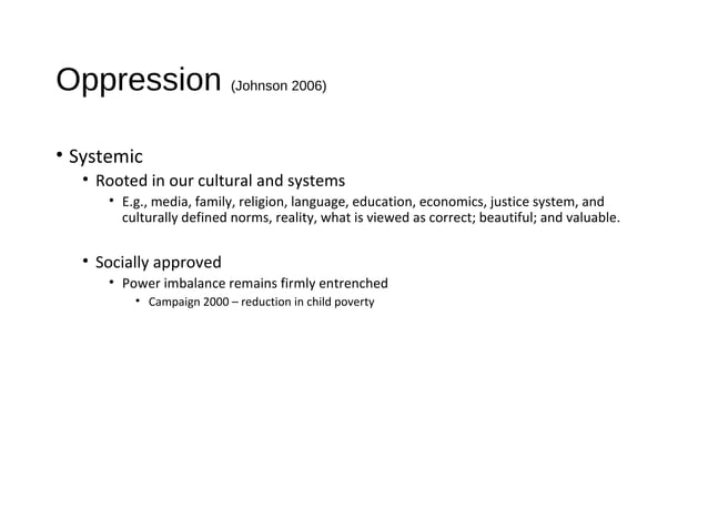 S0 232 lecture 1 understanding privilege & oppression-2 | PPT