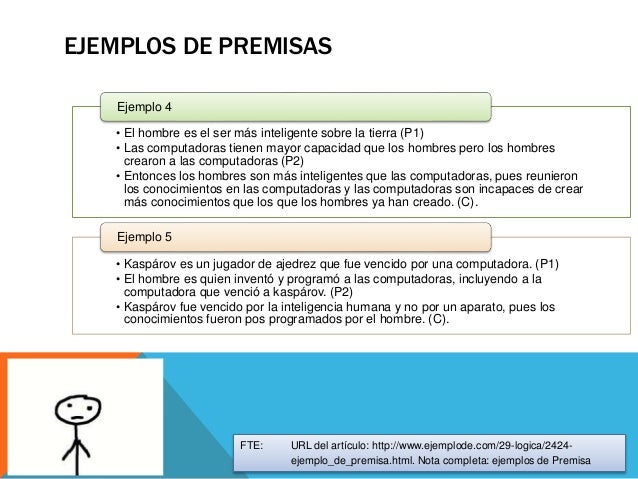 Premisas y proposiciones