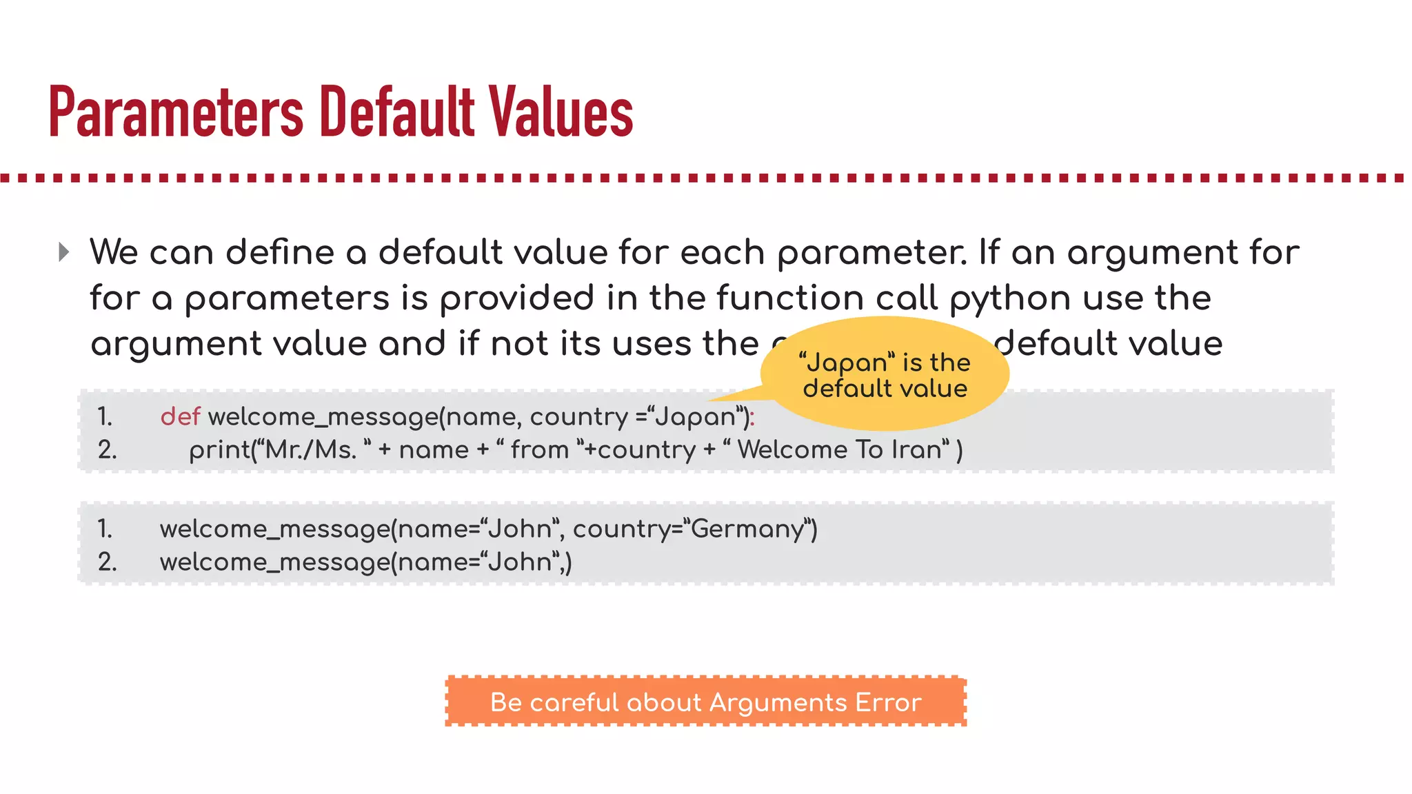 Python Programming Functions And Modules Ppt