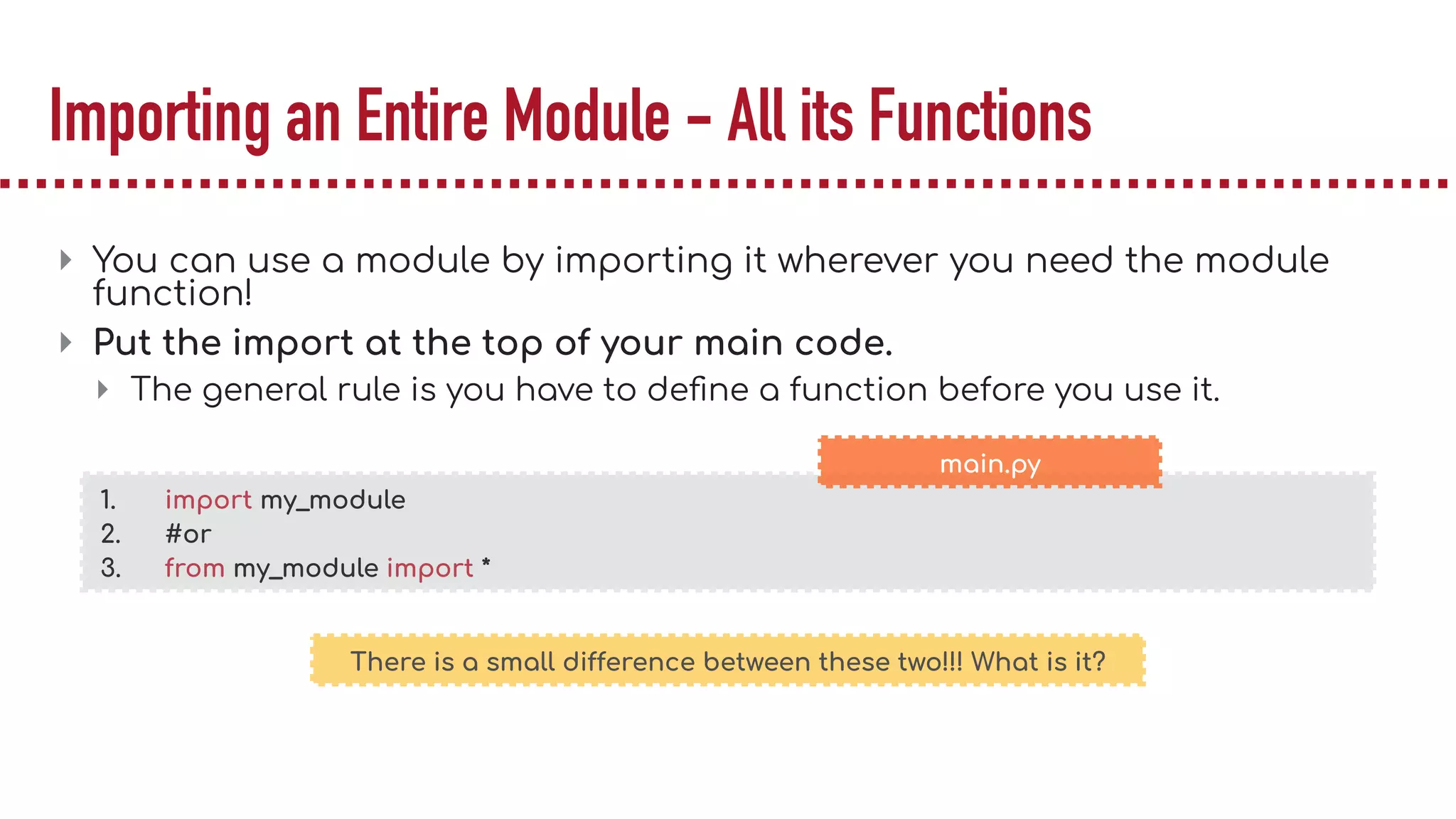 Python Programming Functions And Modules Ppt
