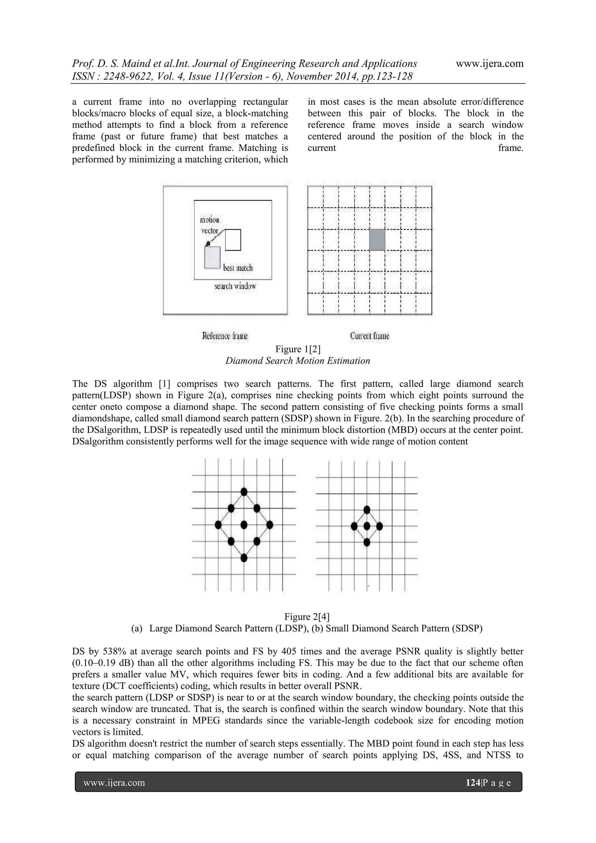 MotionEstimation Technique forReal Time Compressed Video Transmission | PDF