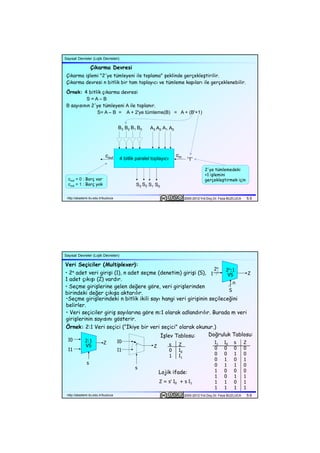 Sayısal Devreler 05, Feza BUZLUCA | PDF