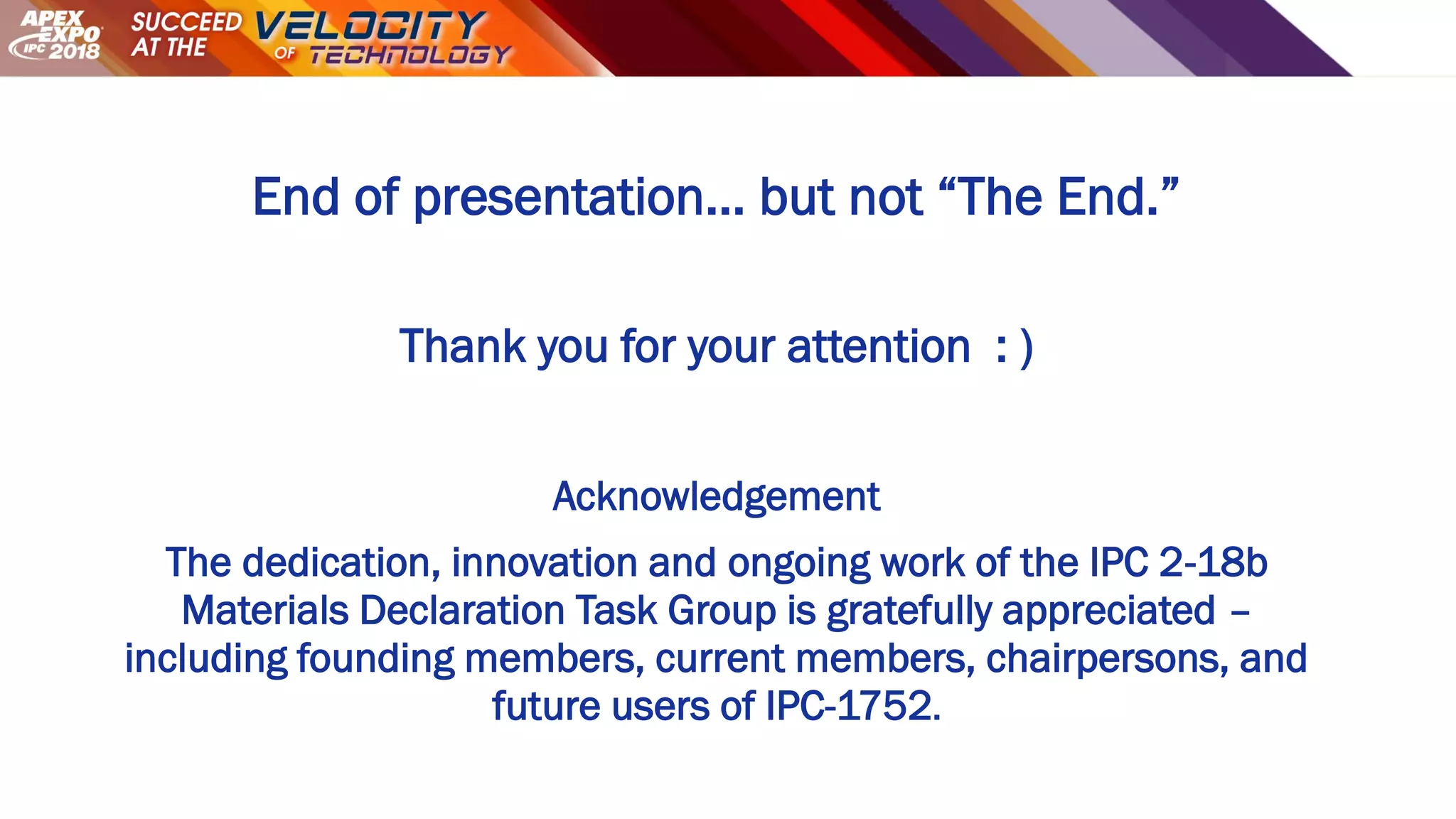 Full Material Declarations: Removing Barriers to Environmental Data ...