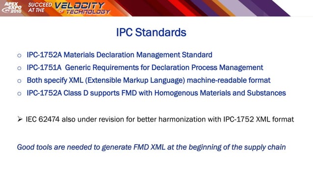Full Material Declarations: Removing Barriers to Environmental Data ...