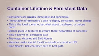 Docker Volumes - Everything about docker Volumes | PPT