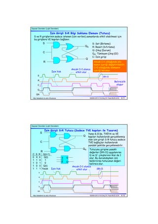 Sayısal Devreler 06, Feza BUZLUCA | PDF