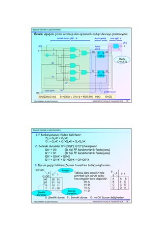 Sayısal Devreler 07, Feza BUZLUCA | PDF