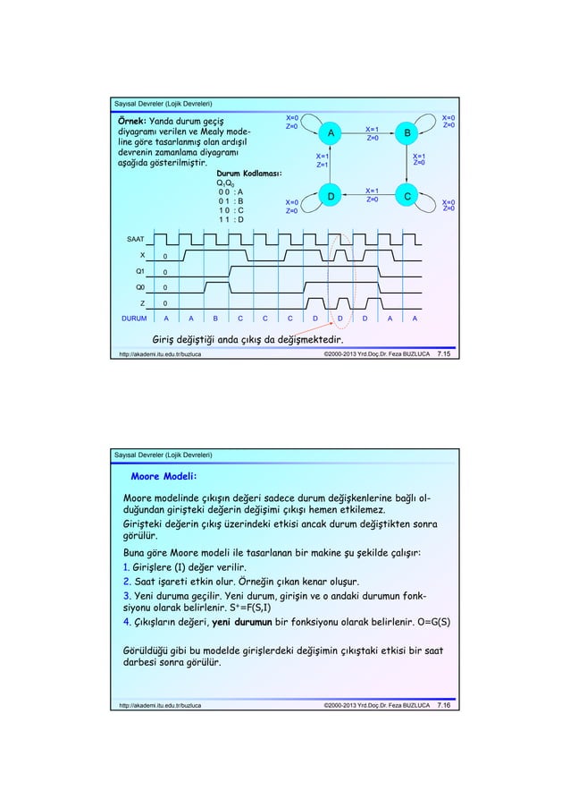 Sayısal Devreler 07, Feza BUZLUCA | PDF