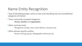 Neural Architectures for Named Entity Recognition | PPT