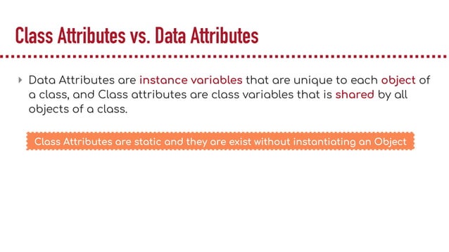 Python Programming Object Oriented Ppt