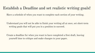 Lesson: Designing your plan for writing | PPT