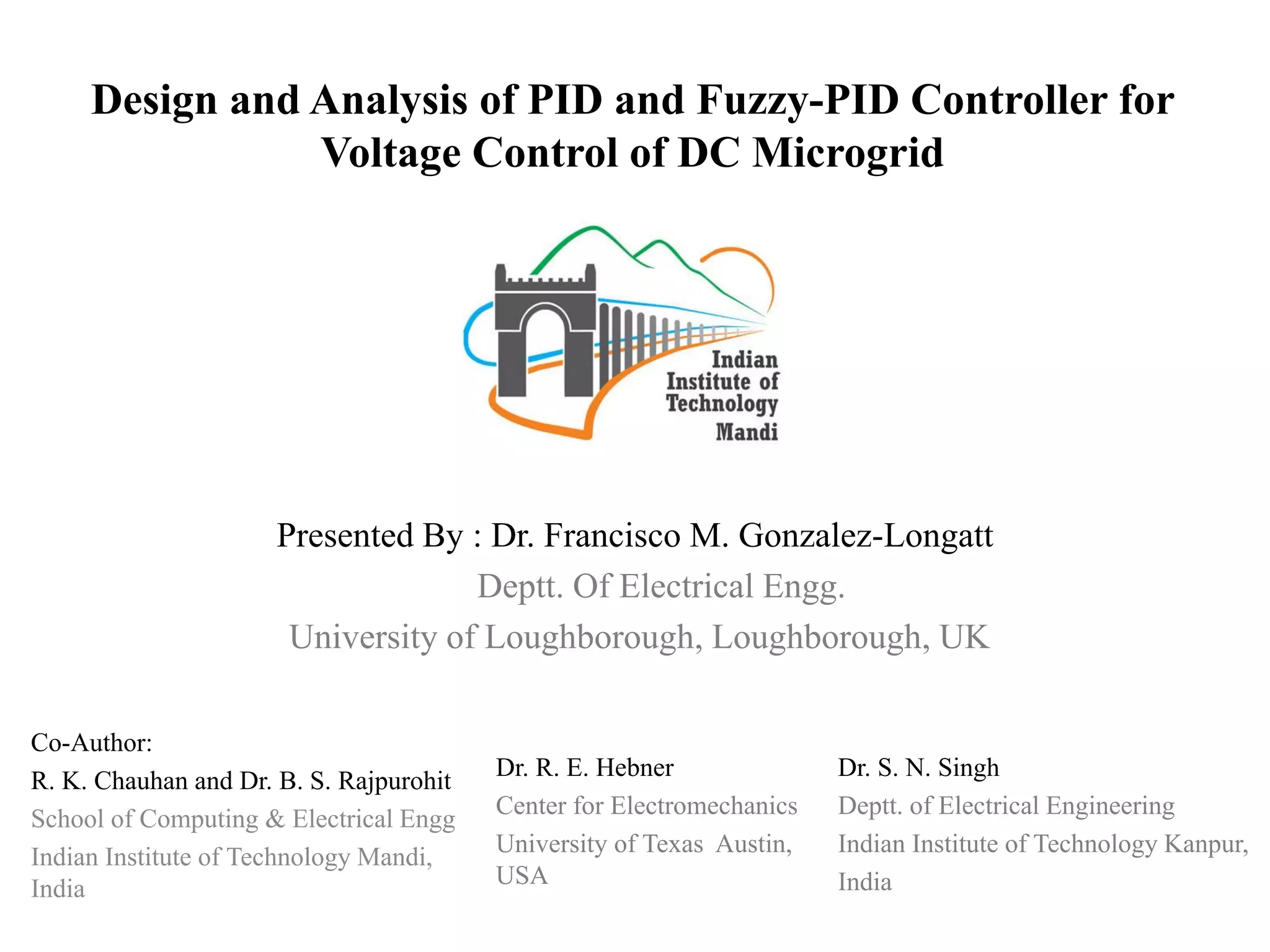 Design And Analysis Of Pid And Fuzzy Pid Controller For Voltage Control