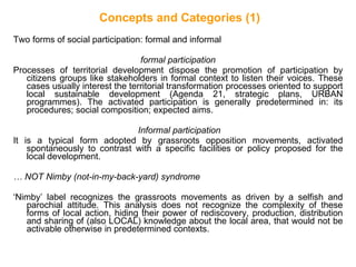 Gennaro AVALLONE: Forms of Participation, Nimbyism and Local Knowledge ...