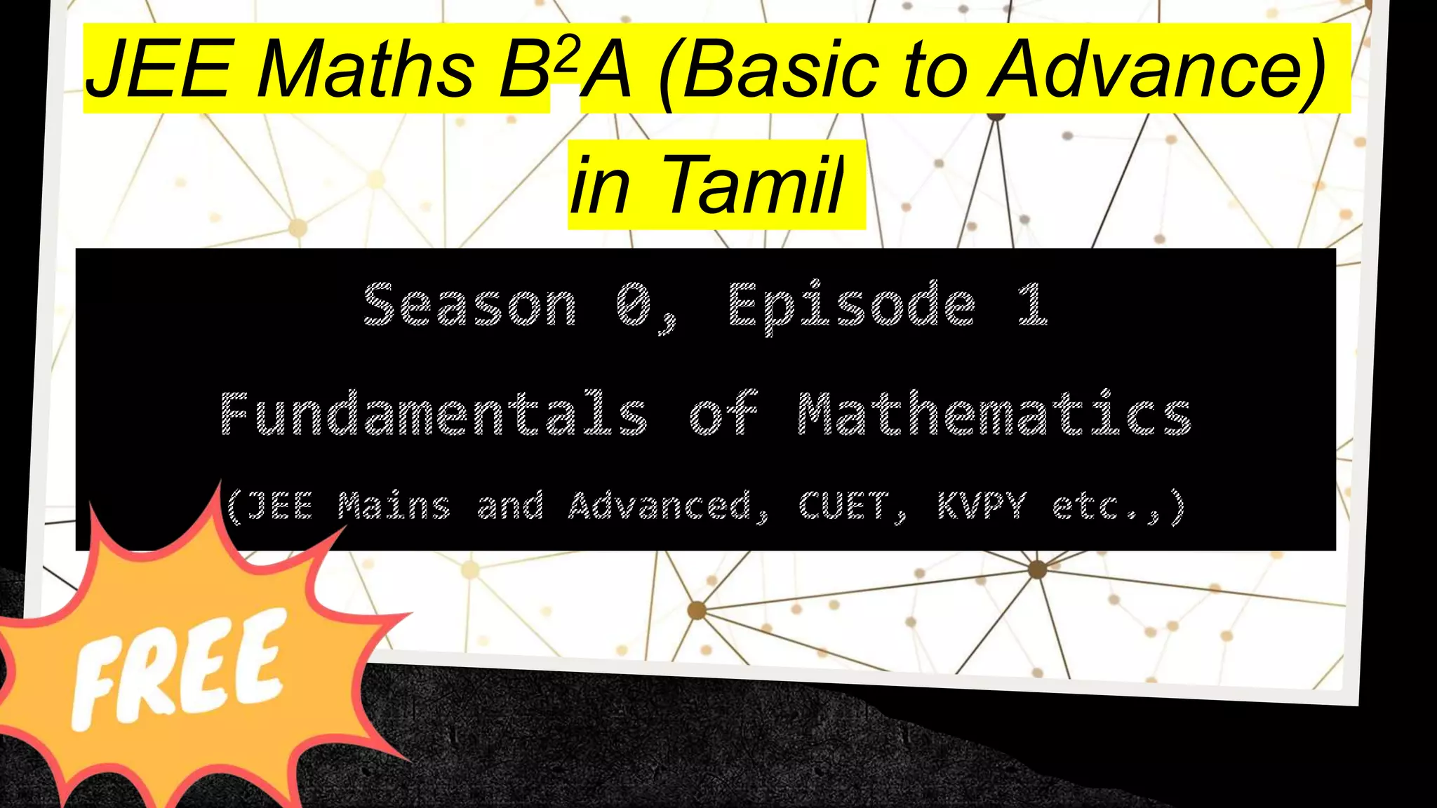 Fundamental of Mathematics - Number system | PPT