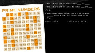Fundamental of Mathematics - Number system | PPTX