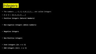 Fundamental of Mathematics - Number system | PPT | Free Download
