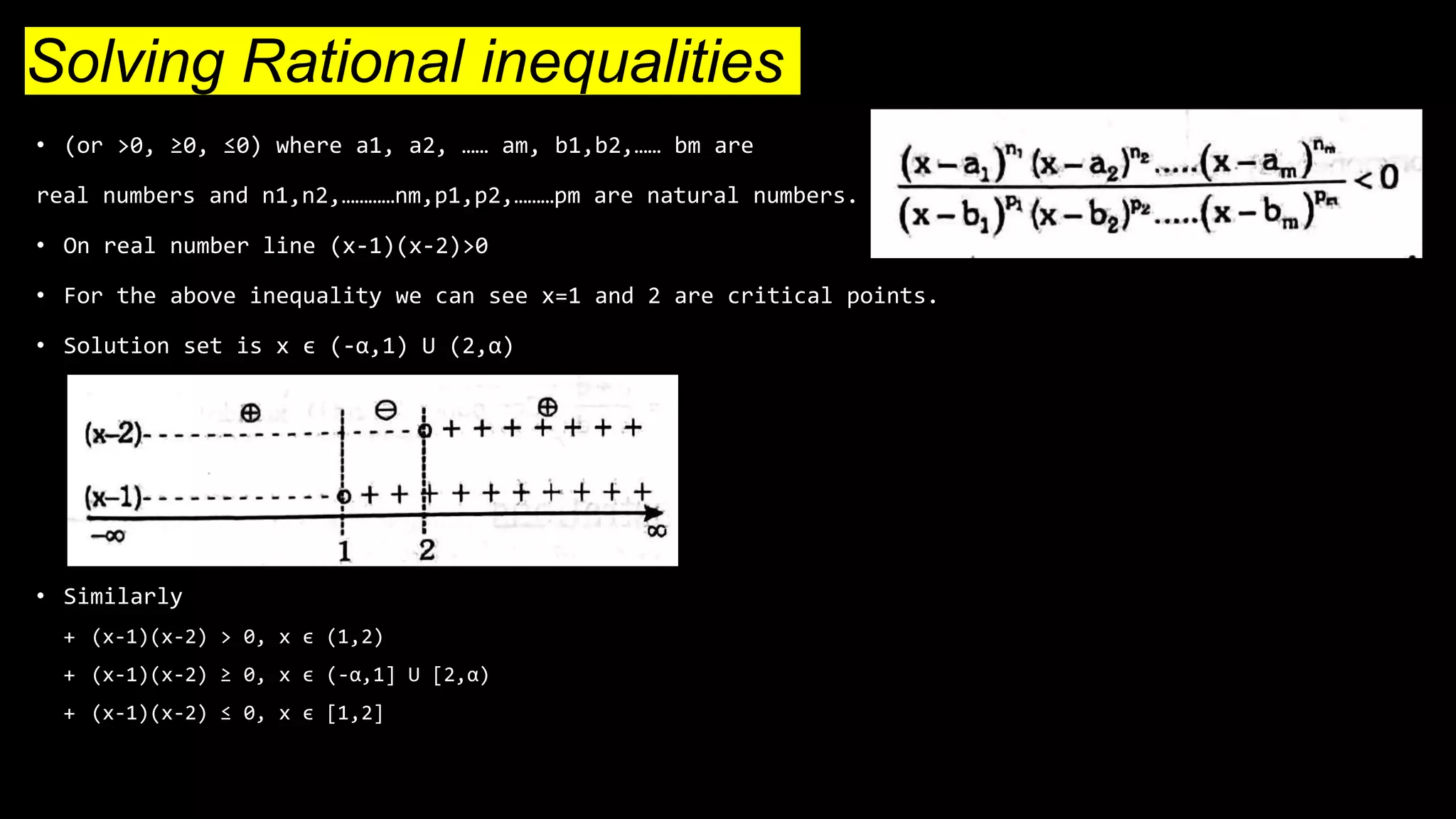 Rational Inequalities | PPTX
